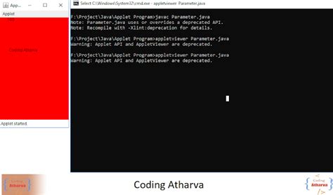 101 Program To Print Parameter Of Applet In Java Coding Atharva