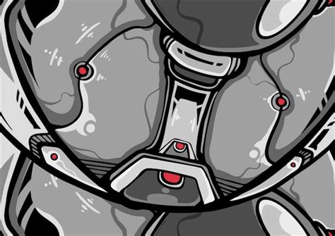 Premium Vector Pattern Robot Skin