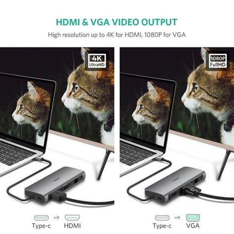 Ugreen Type C Apple Thunderbolt 3 To Multiport Adapter 40873 Shopee Philippines