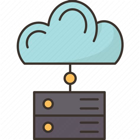 Cloud Server Data Computing Hosting Icon Download On Iconfinder
