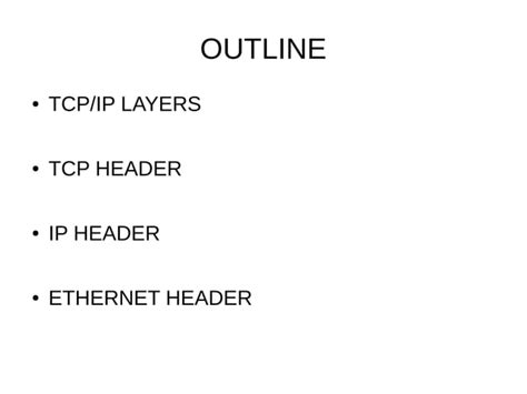 Tcpip Frame Format Odp
