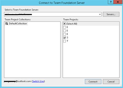 How To Connect To Tfs As A Different User In Visual Studio Sunil Pashikanti