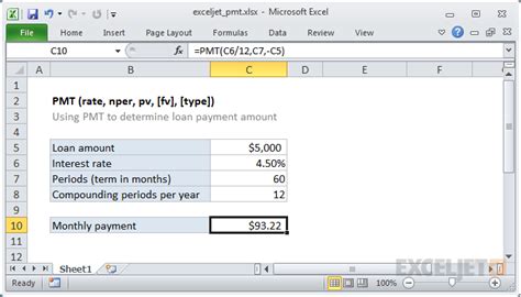 Awasome How To Calculate Pmt Formula In Excel Ideas Fresh News