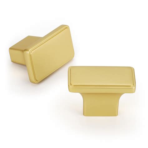 Goldenwarm 5 Pack Gold Cabinet Knobs Brushed Gold Cabinet Pulls Kitchen