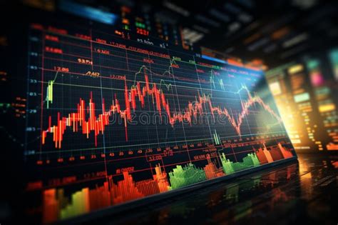 Conceptual Graphic Illustrates The Dynamic World Of Stock Market And