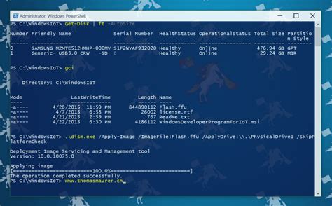 How To Install The Windows 10 Iot Core On The Raspberry Pi 2 Thomas Maurer