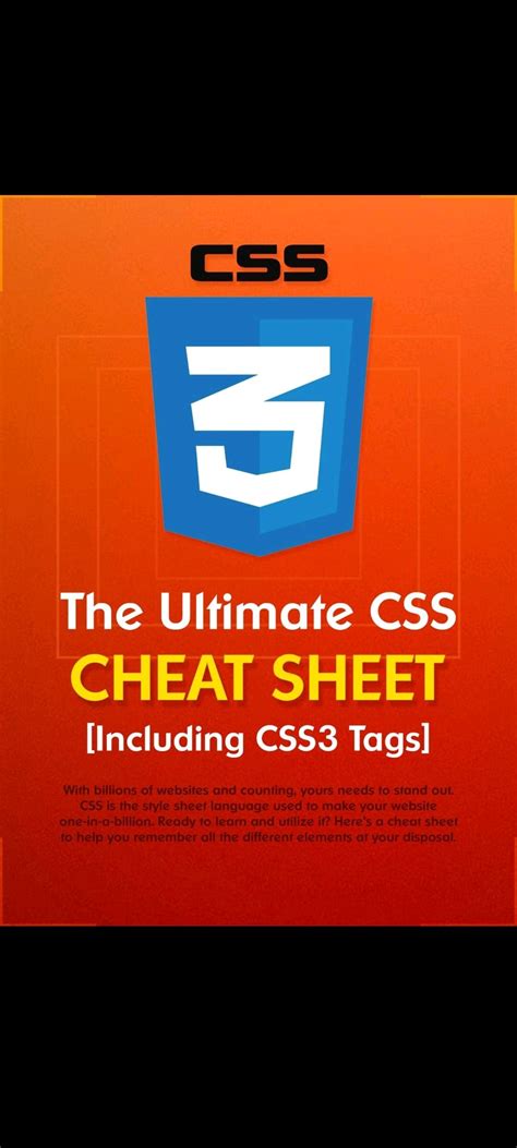 Abi Yannick On Linkedin Css Cheat Sheet