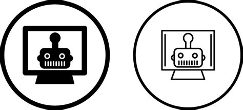 Artificial Bot Vector Icon 42022302 Vector Art At Vecteezy