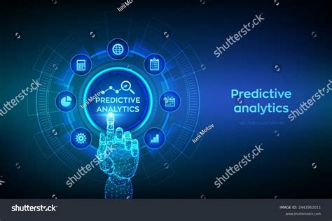 Predictive Analytics Big Data Analysis Business Stock Vector Royalty Free 2442952011