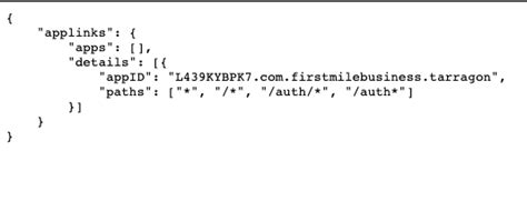 How To Use Universal Link In React Native Ios Stack Overflow