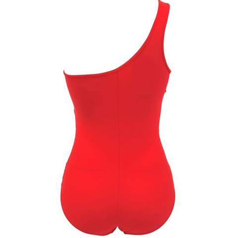 Trendy One Shoulder Sexy Mesh Monokini One Piece Plus Rebelsmarket