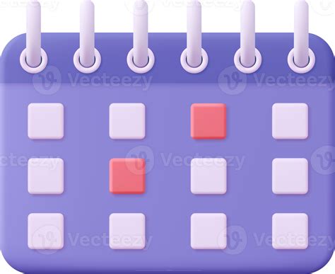 3d calendar assignment icon 38945221 png