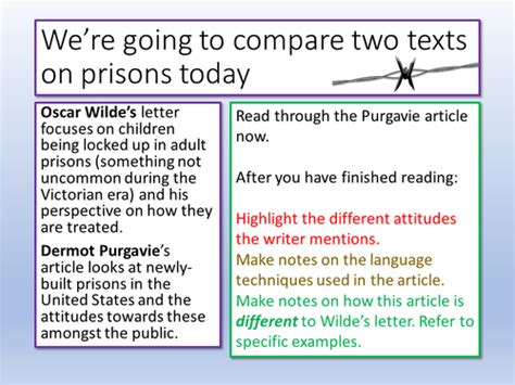 English Ks3 Comparing Texts Teaching Resources