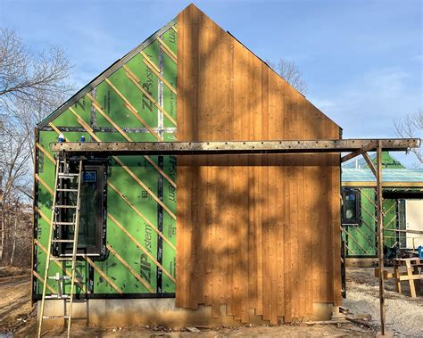 Sustainable Durable Wood Siding Installation Custom Home