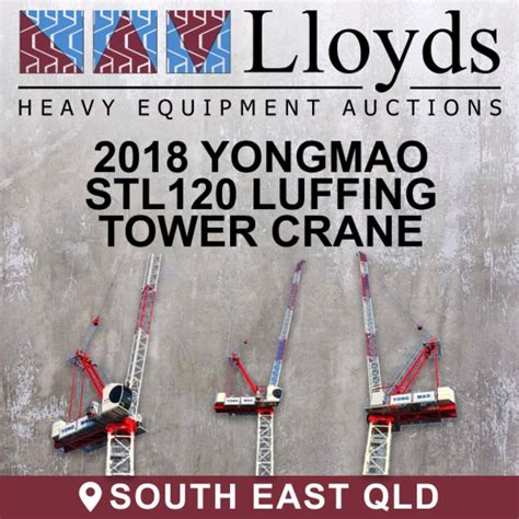 Joseph Train On Linkedin 2018 Yongmao Stl120 Luffing Tower Crane Gsuy8tmi