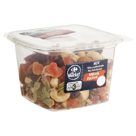Carrefour Nuts And Fruits Baking Mix Noten Vruchten And Zaden 160g 06085516 Carrefour België