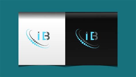 Premium Vector Ib Initial Modern Logo Design Vector Icon Template