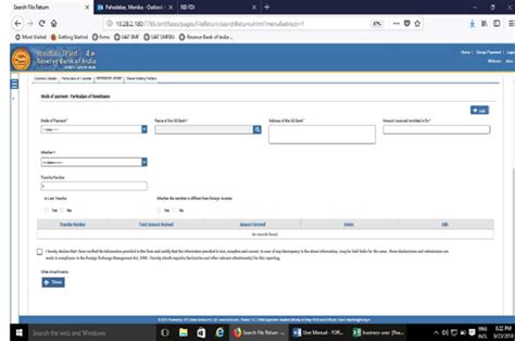 Form FC TRS Filling Of FDI Reporting With RBI