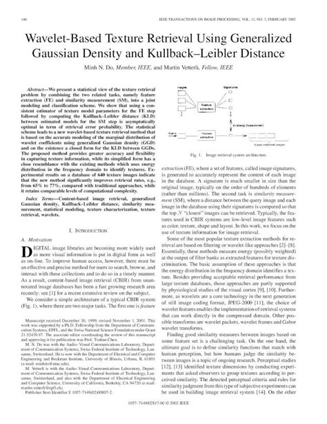 pdf wavelet based texture retrieval using generalized gaussian