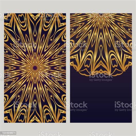 카드 또는 초대장 만다라 장식으로 설정합니다 벡터 일러스트입니다 결혼식 신부 발렌타인의 날 초대 인사말 카드에 대 한 0명에 대한 스톡 벡터 아트 및 기타 이미지 Istock