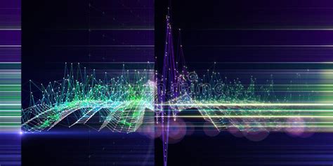 Abstract Background Contain Color Web Grid With Blurred Lines Big Data Stock Illustration