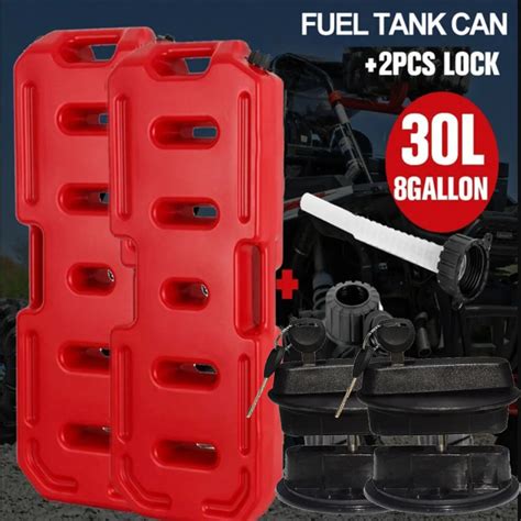 Suv Atv 30l 연료 탱크 플라스틱 가솔린 캔 자동차 제리 캔 마운트 오토바이 제리캔 가스 캔 가솔린 컨테이너 연료