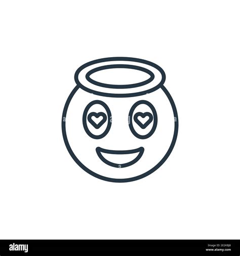 Smileys Outline Vector Icon Thin Line Black Smileys Icon Flat Vector Simple Element