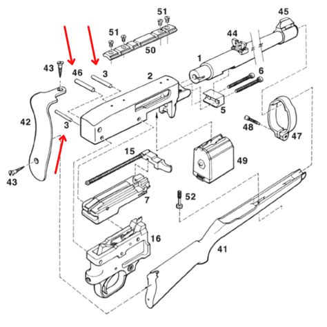 Ruger 10 22 Viton Bolt Stop And Stainless Steel Pins Receiver To Trigger Guard Usa Ebay
