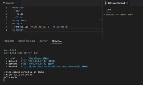 nuxt 3 support · issue 20 · wallabyjs console ninja · github