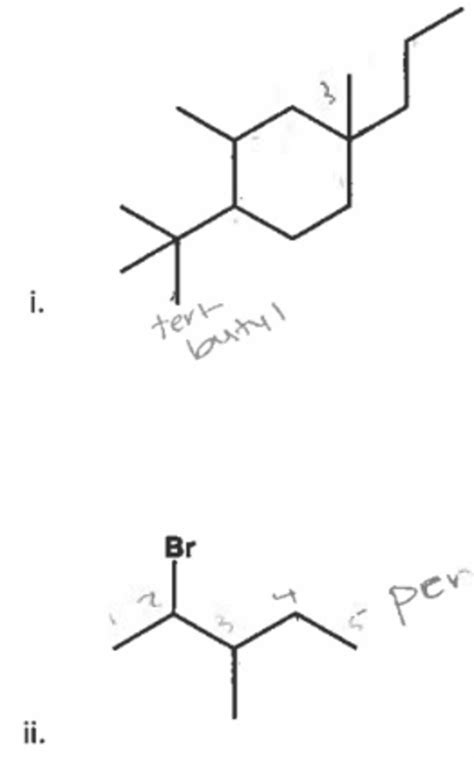 Solved Use Either Iupac Or Common Naming Schemes To Name The