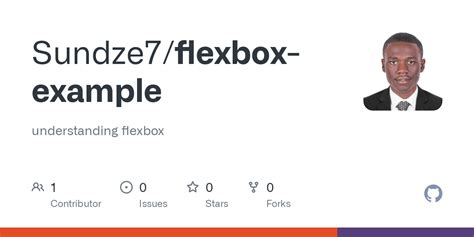 Github Sundze7flexbox Example Understanding Flexbox