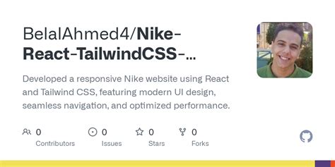 Github Belalahmed4nike React Tailwindcss Netlify Developed A