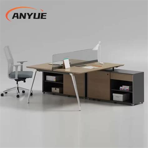 Popular Wire Hidden Office Workstation 4 Person Office Workstation Office Cubicle Modular
