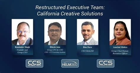 Ccs Global Tech Announces Organizational Restructuring And Key