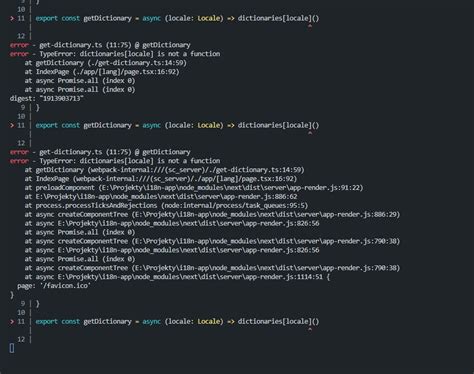 App Dir I18n Typeerror Dictionaries Locale Is Not A Function