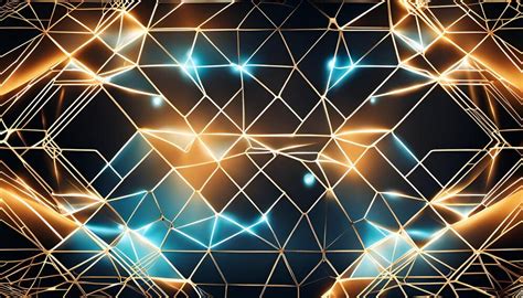 Abstract Geometric Network Technology Background Premium Ai Generated Image