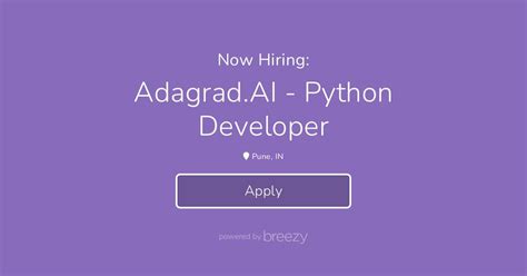 Adagradai Python Developer At Nexthire