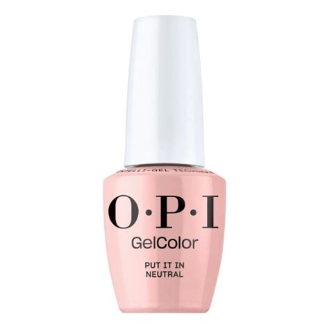 Opi Gelcolor Put It In Neutral Subtle And Elegant Beige Rose