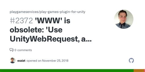 Is Obsolete Use Unitywebrequest A Fully Featured Replacement Which Is More Efficient