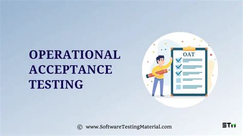 What Is Operational Acceptance Testing Oat Software Testing Material