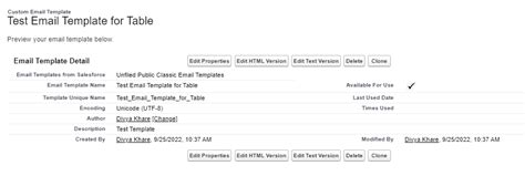 How To Send Email Template With Table From Flow Salesforce