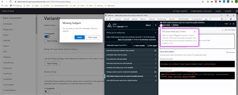 Dialog Component Fails Ensures Aria Hidden Elements Do Not Contain Focusable Elements