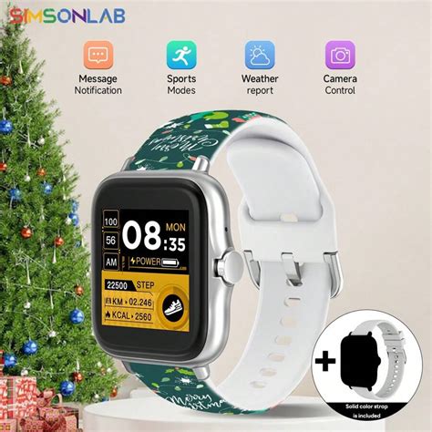 Simsonlab Simsonlab Stalen Band Siliconen Smartwatch Voor Heren En Dames Met Bluetooth Bellen