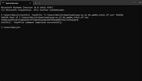 Sha256 Checksum Echtheid Van Bestanden Verifiëren Clickx