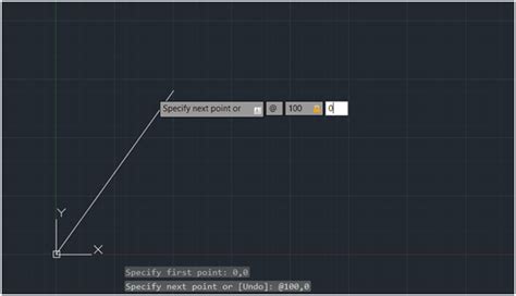 How To Draw A Line In AutoCAD With Degree And Distance
