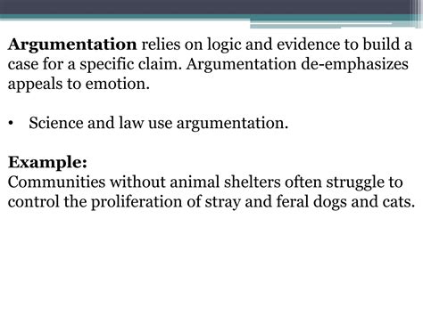Argumentation Skillsenglish Lecture Slidesharepptx