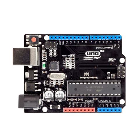 Контроллер classic uno r3 atmega16u2 atmega328p pu від robotdyn купити