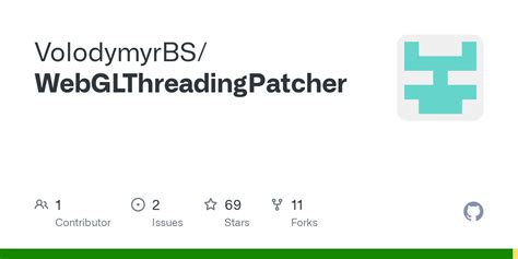 Github Volodymyrbs Webglthreadingpatcher