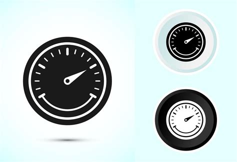 Speedometer Icon Design Speed Indicator Sign 55604400 Vector Art At Vecteezy