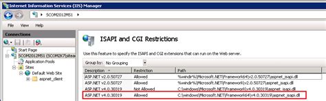 Installing The Scom 2012 Web Console Prerequisites “the Easy Way
